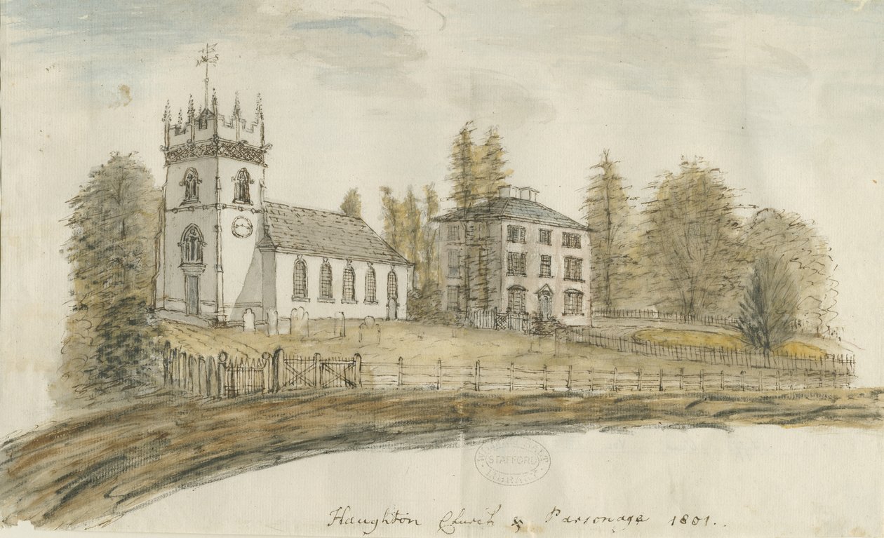 Haughton Church by Stebbing Shaw: Buy fine art print