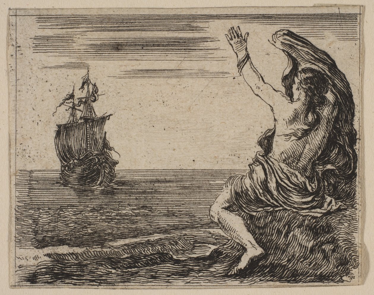 Theseus and Ariadne, from 'Game of Mythology', 1644