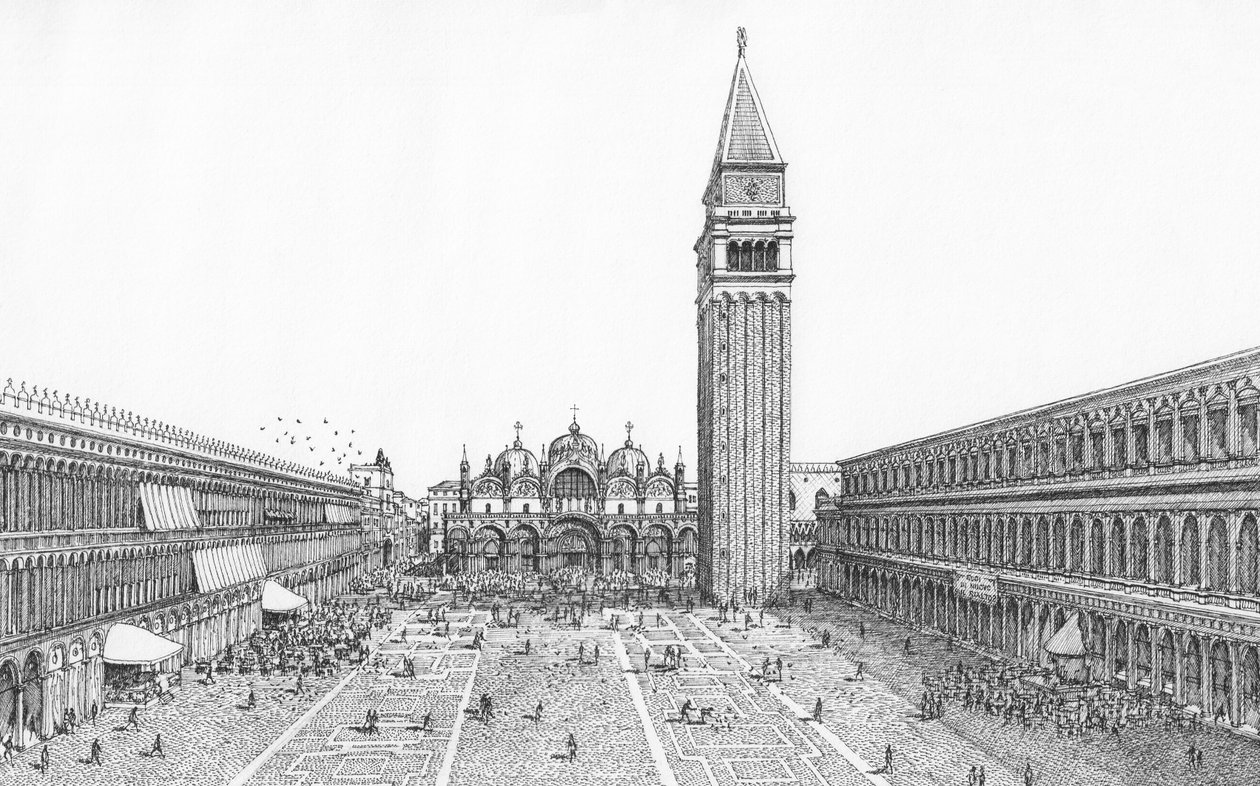 Piazza San Marco, Venice, today by Stephen Conlin