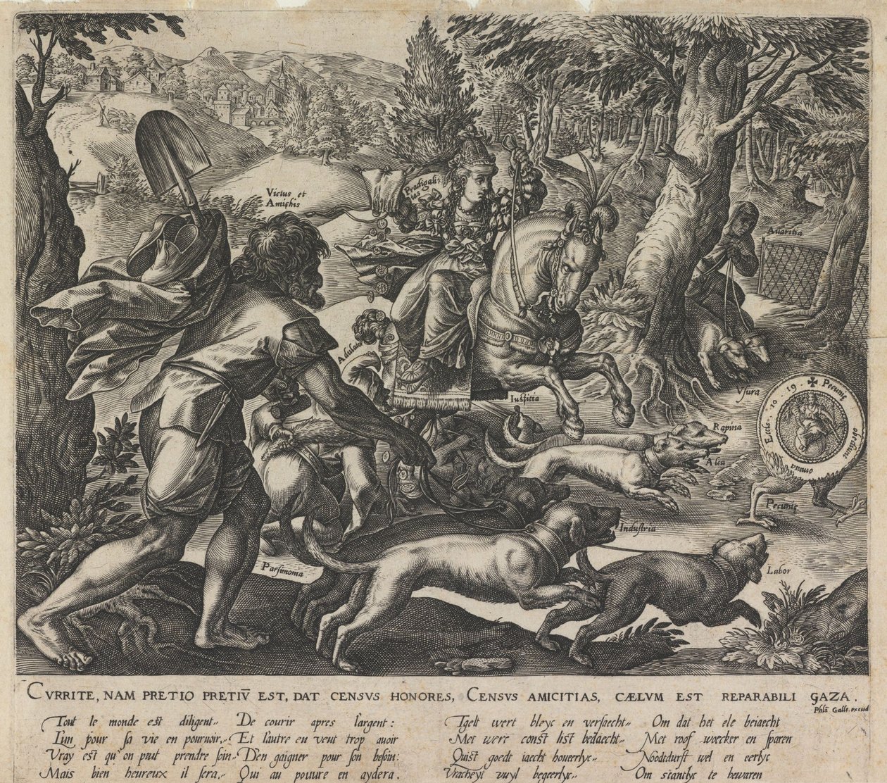 An Allegorical Hunt, 1578 by Stradanus: Buy fine art print
