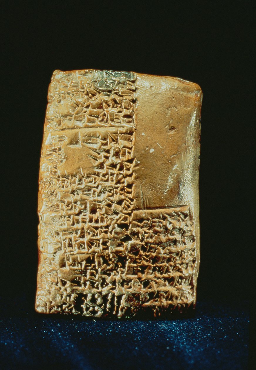 Cuneiform Tablet by Sumerian: Buy fine art print
