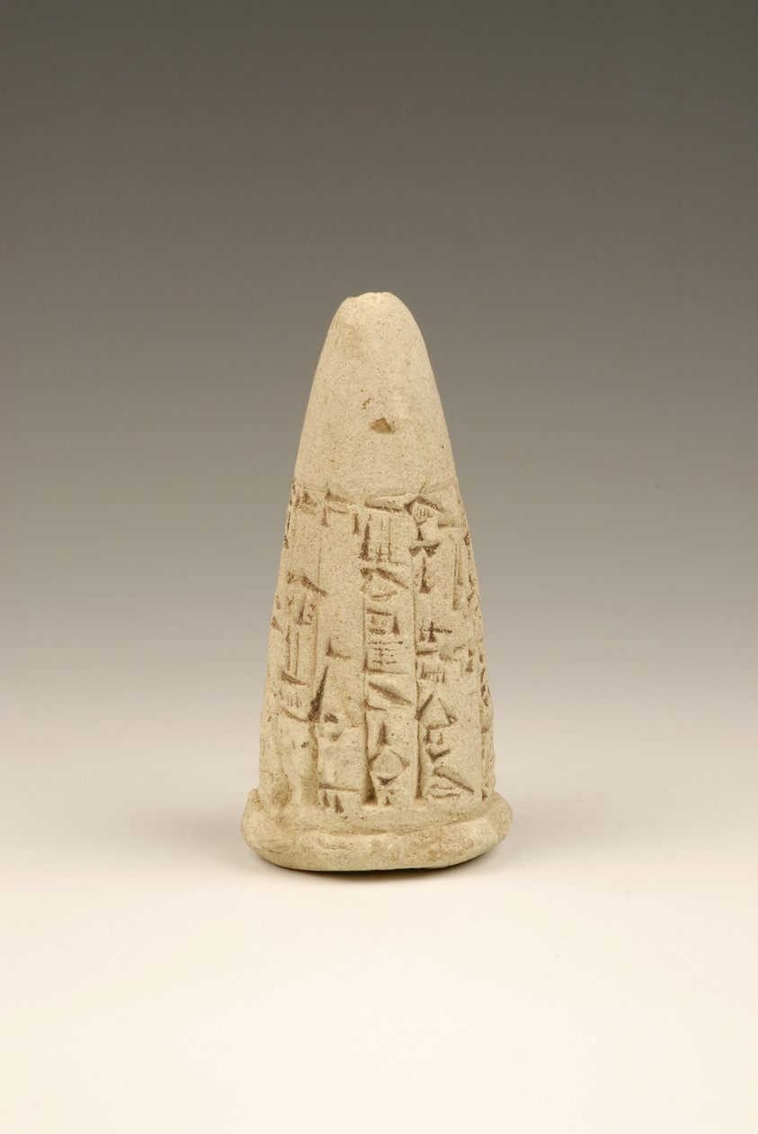 Cuneiform Cone by Sumerian: Highest-quality art reproduction