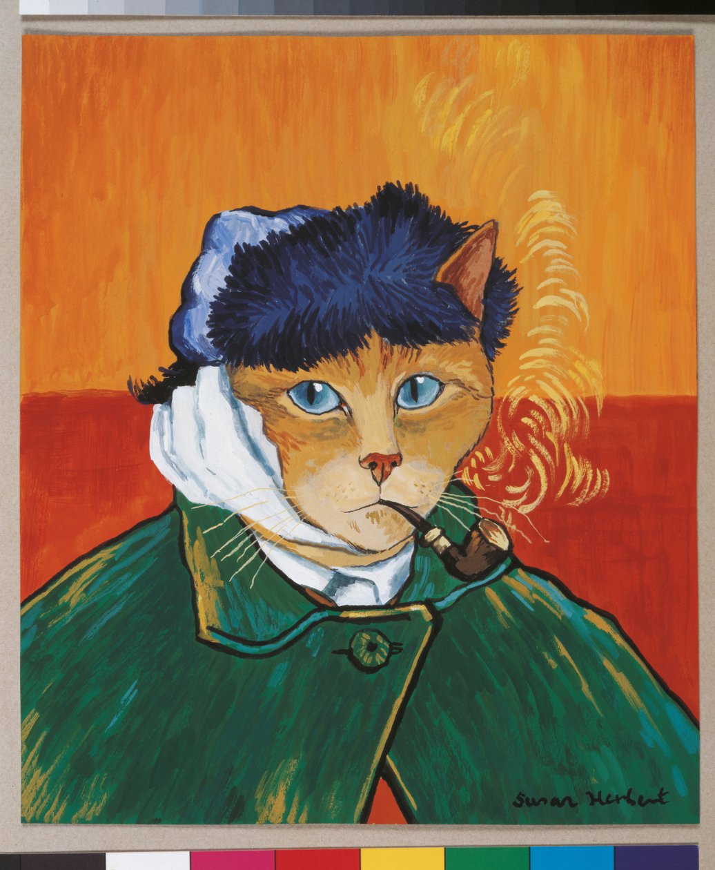 Illustration from Cats Galore! A Compendium of Cultured Cats