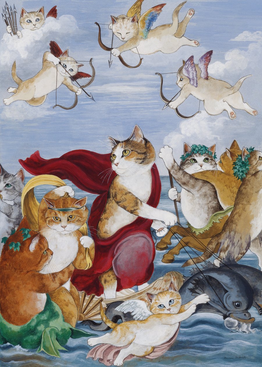 Illustration from Cats Galore! A Compendium of Cultured Cats