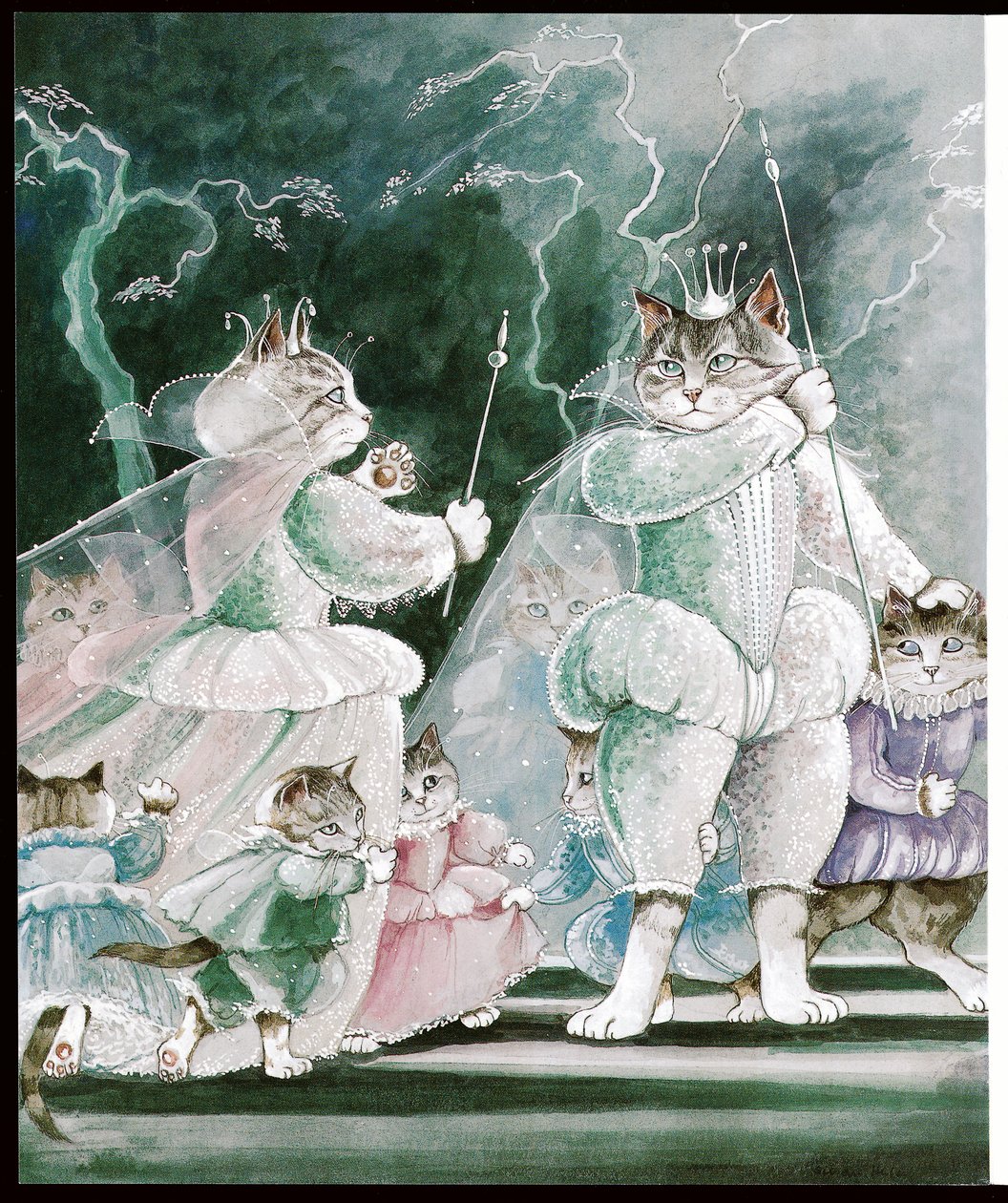 Illustration from Shakespeare Cats by Susan Herbert
