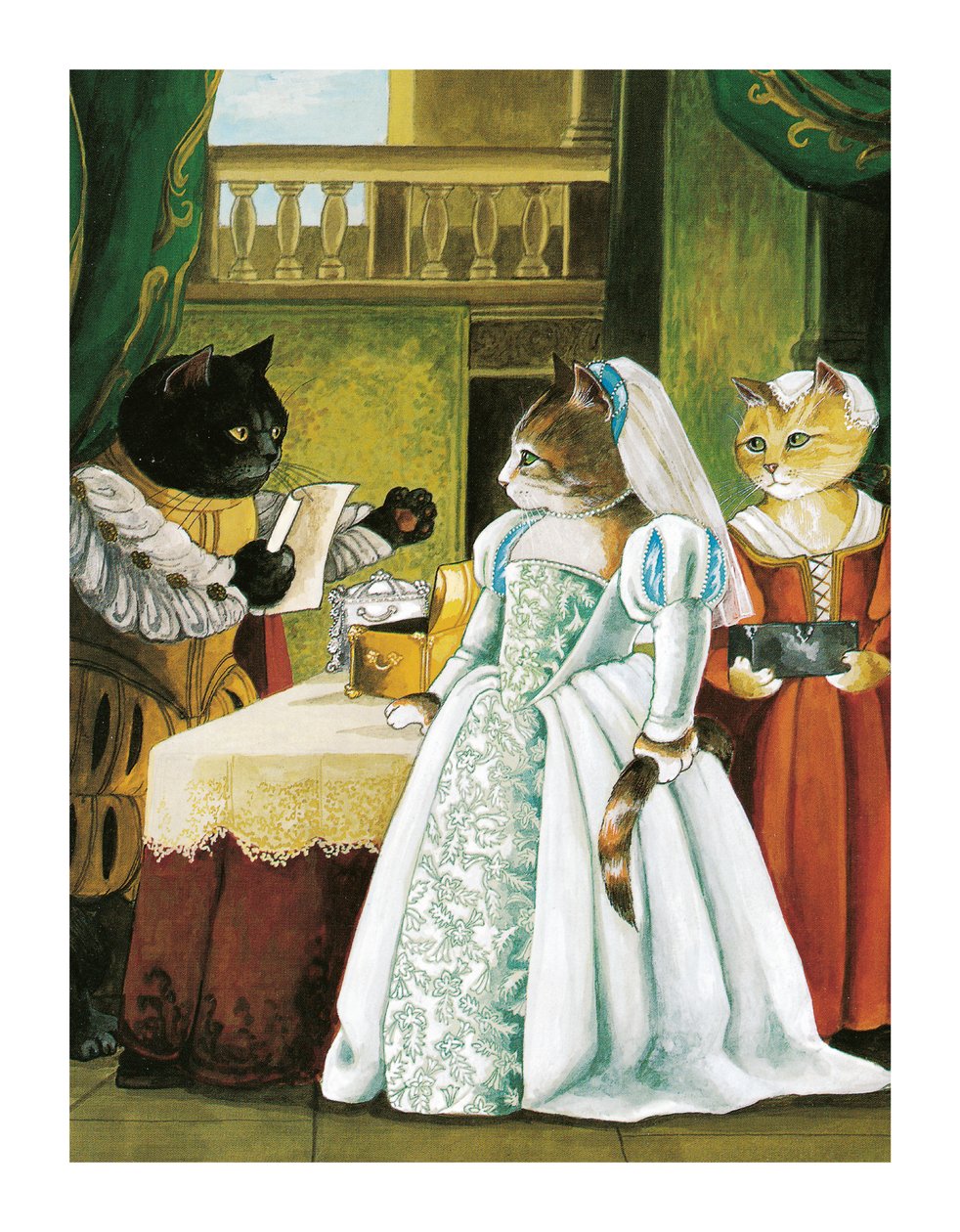 Illustration from Shakespeare Cats: Poster Book