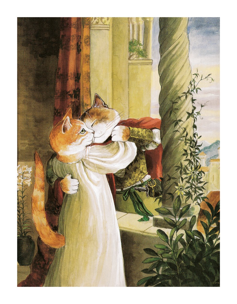 Illustration from Shakespeare Cats: Poster Book