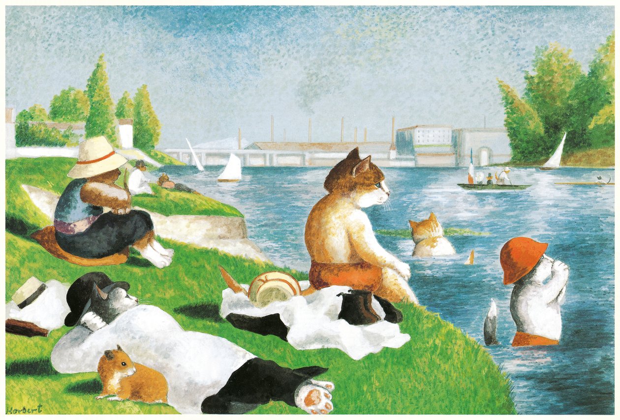 Illustration from The Cats' Gallery of Western Art