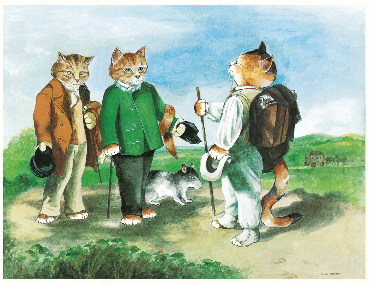 Illustration from The Cats' Gallery of Western Art