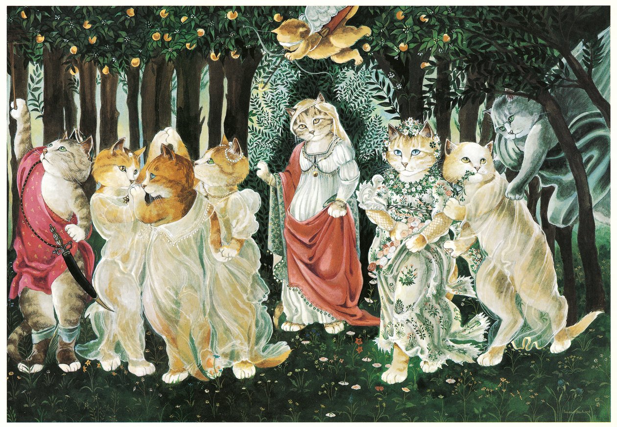 Illustration from The Cats' Gallery of Western Art