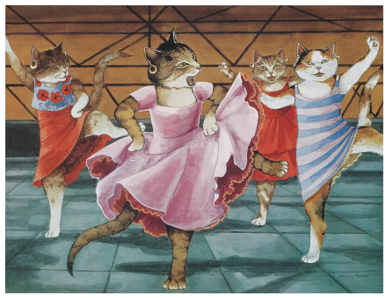 Illustration from the Movie Cats by Susan Herbert