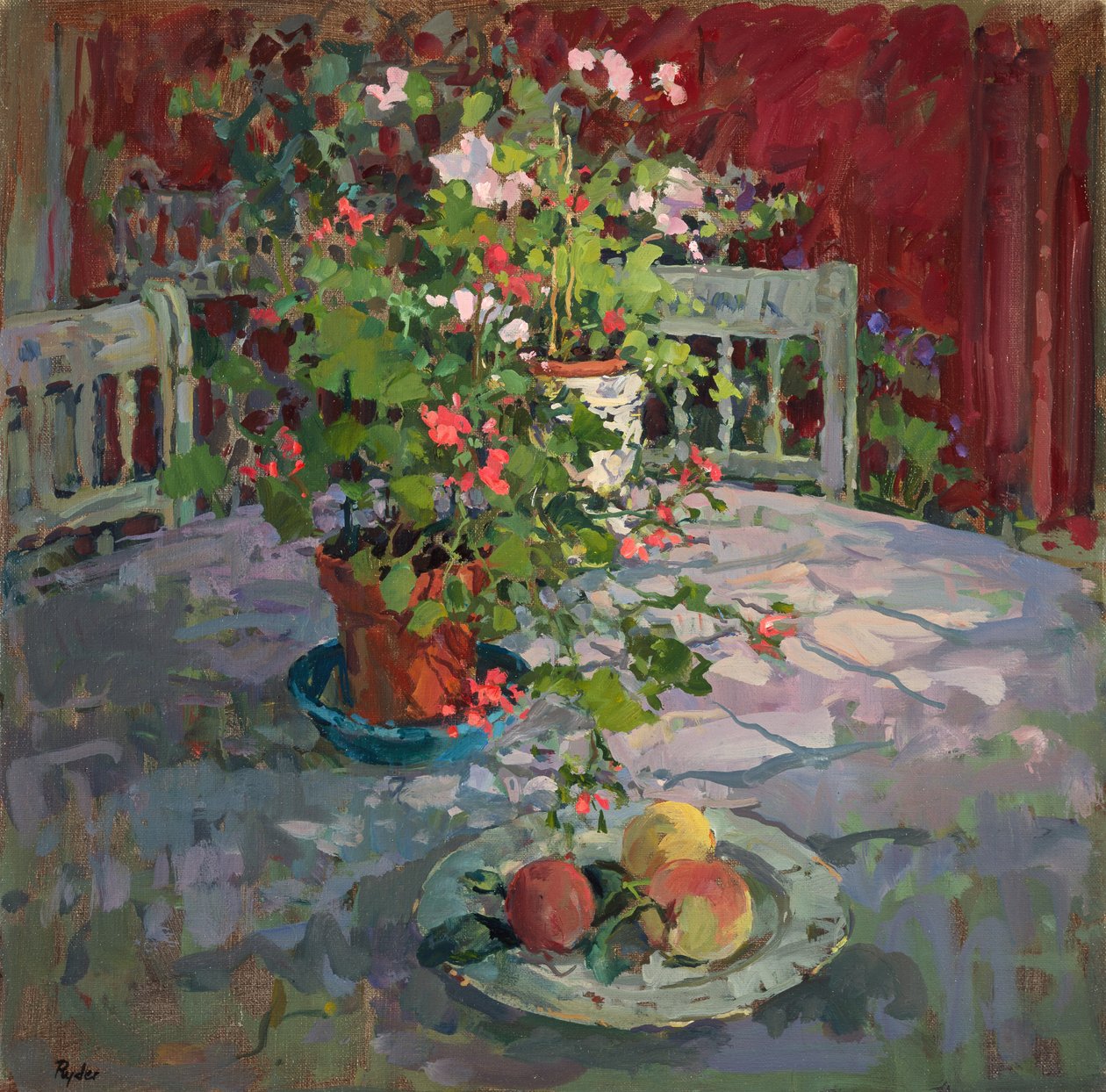 Conservatory Table by Susan Ryder: Buy fine art print