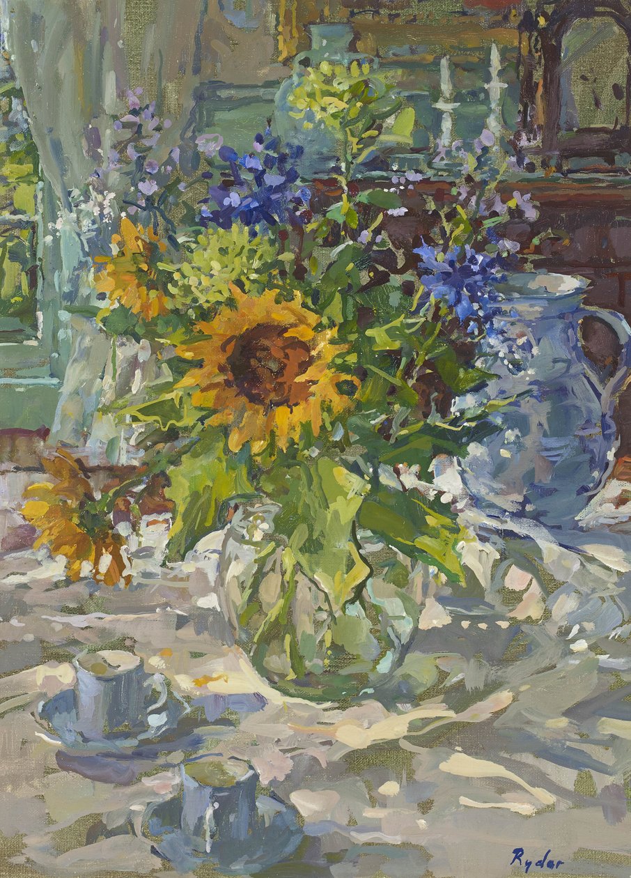 Sunflowers by Susan Ryder: Highest-quality art reproduction