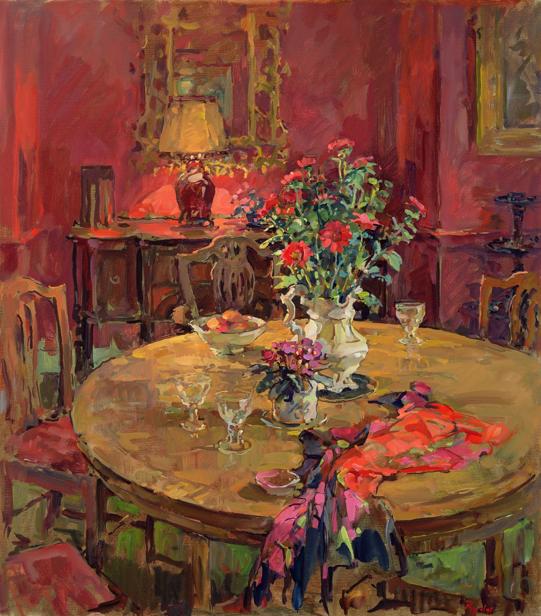 The Silk Scarf by Susan Ryder: Buy fine art print