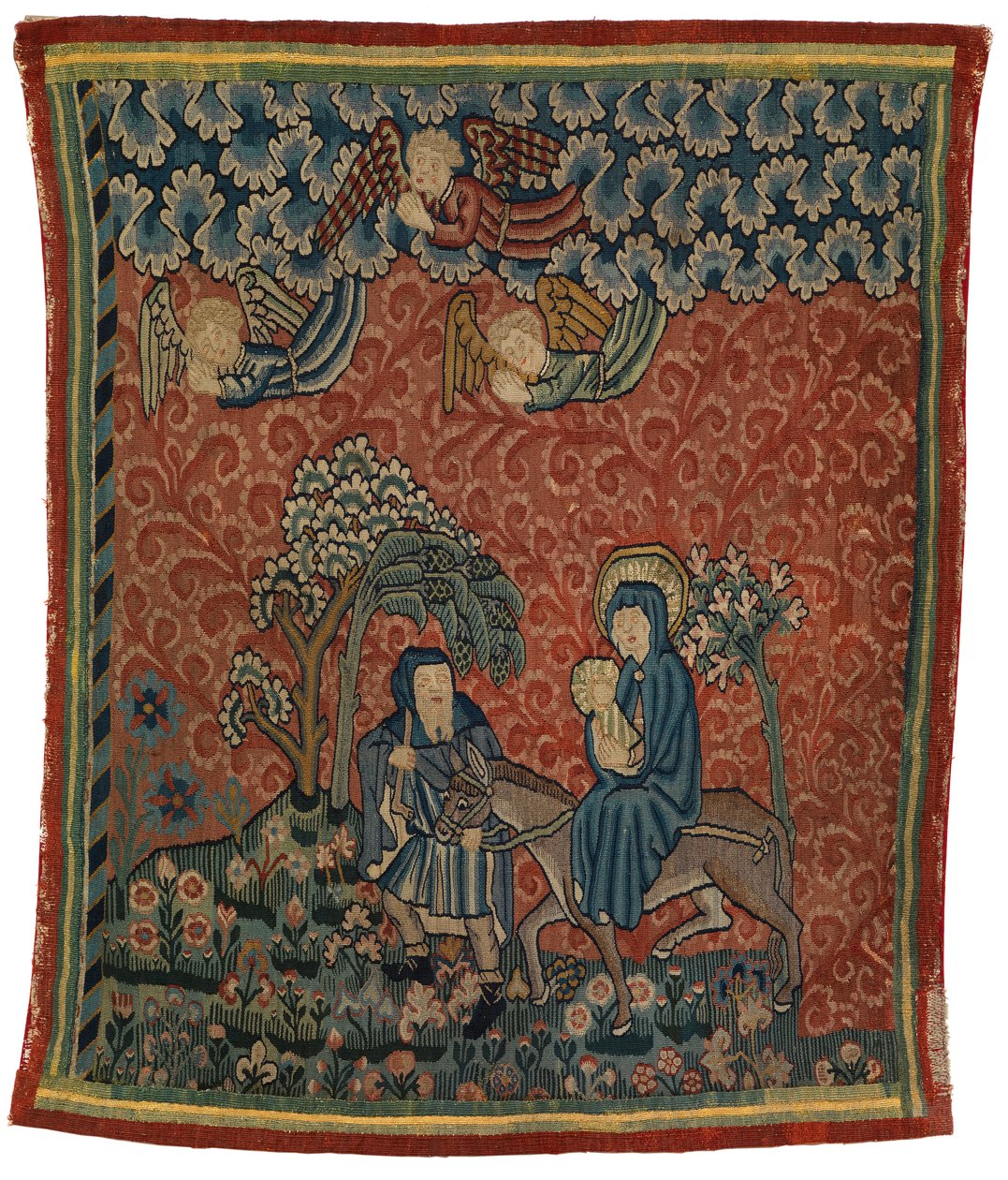 Tapestry Depicting the Flight into Egypt, Probably Made in the Convent ...