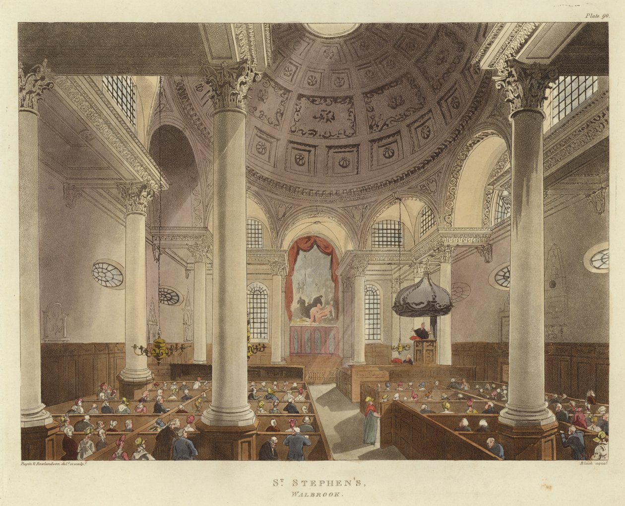 St Stephen's by Pugin and Rowlandson: Buy fine art print