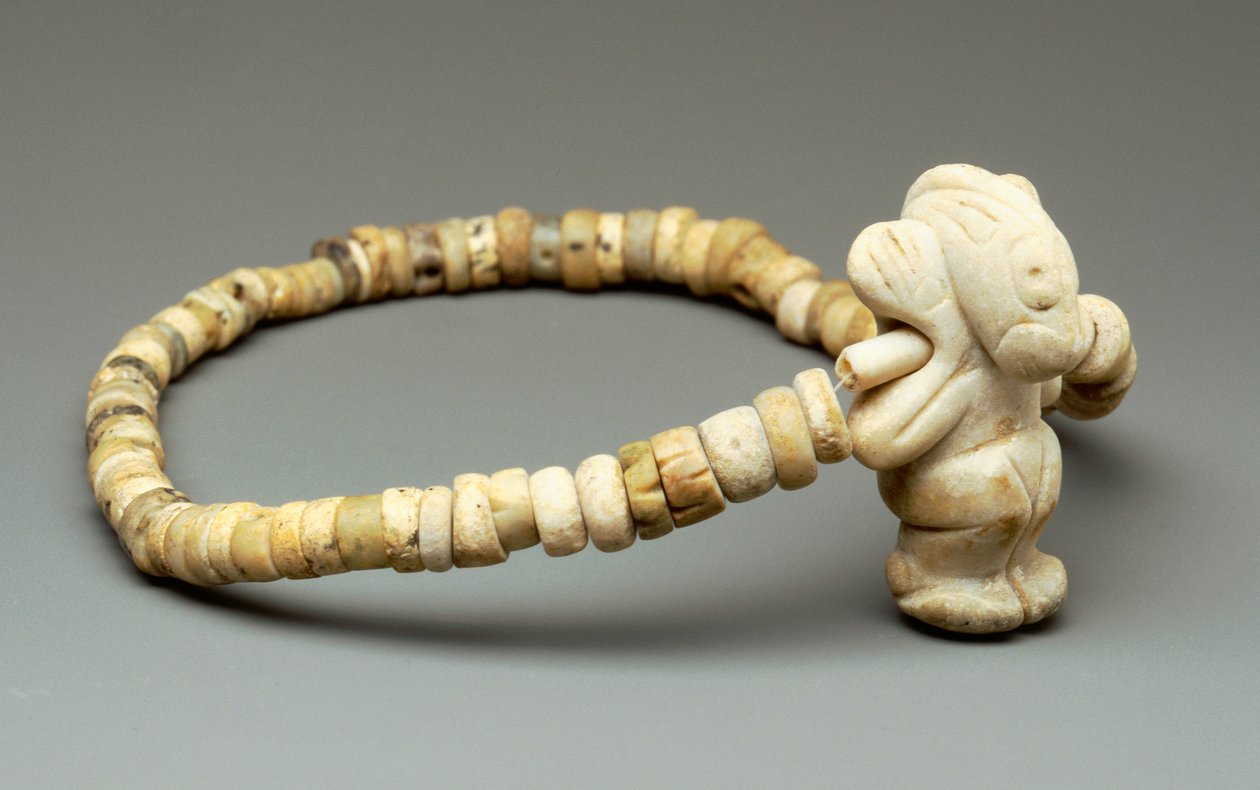 Necklace with amulet by Taino Culture: Buy fine art print