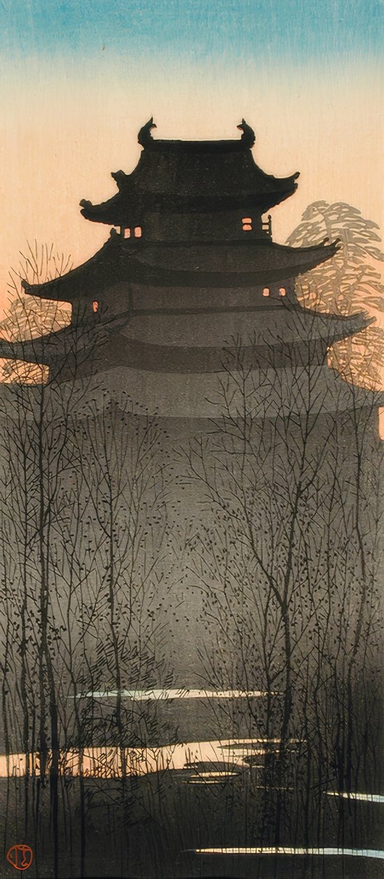 Nagoya Castle by Takahashi Hiroaki: Buy fine art print