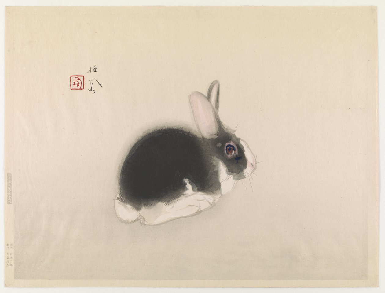 Rabbit by Takeuchi Seiho: Highest-quality art reproduction
