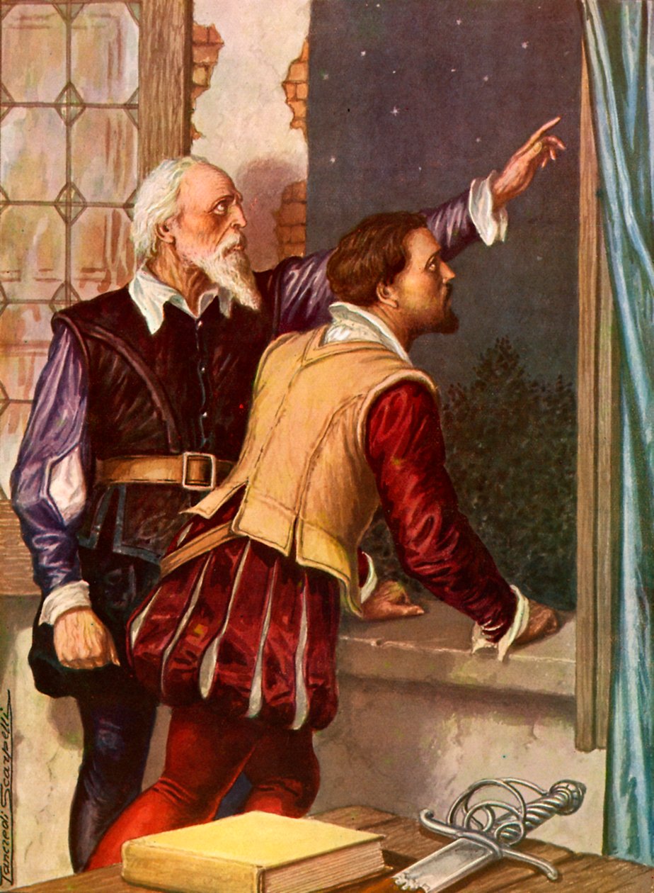 The astrologer Micer Codro shows Vasco Nunez di Balboa the star of his ...