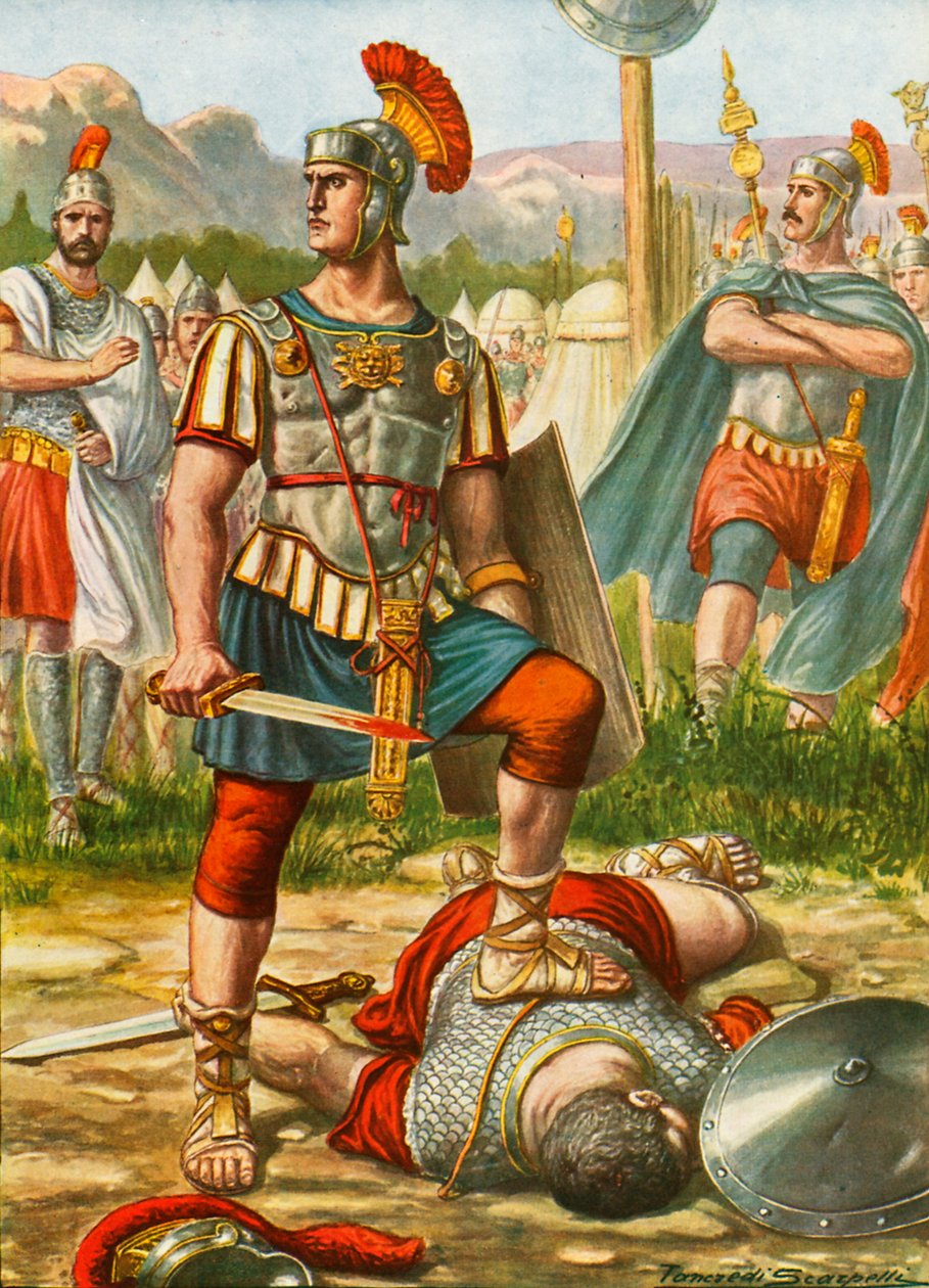 Titus Manlius Torquatus by Tancredi Scarpelli