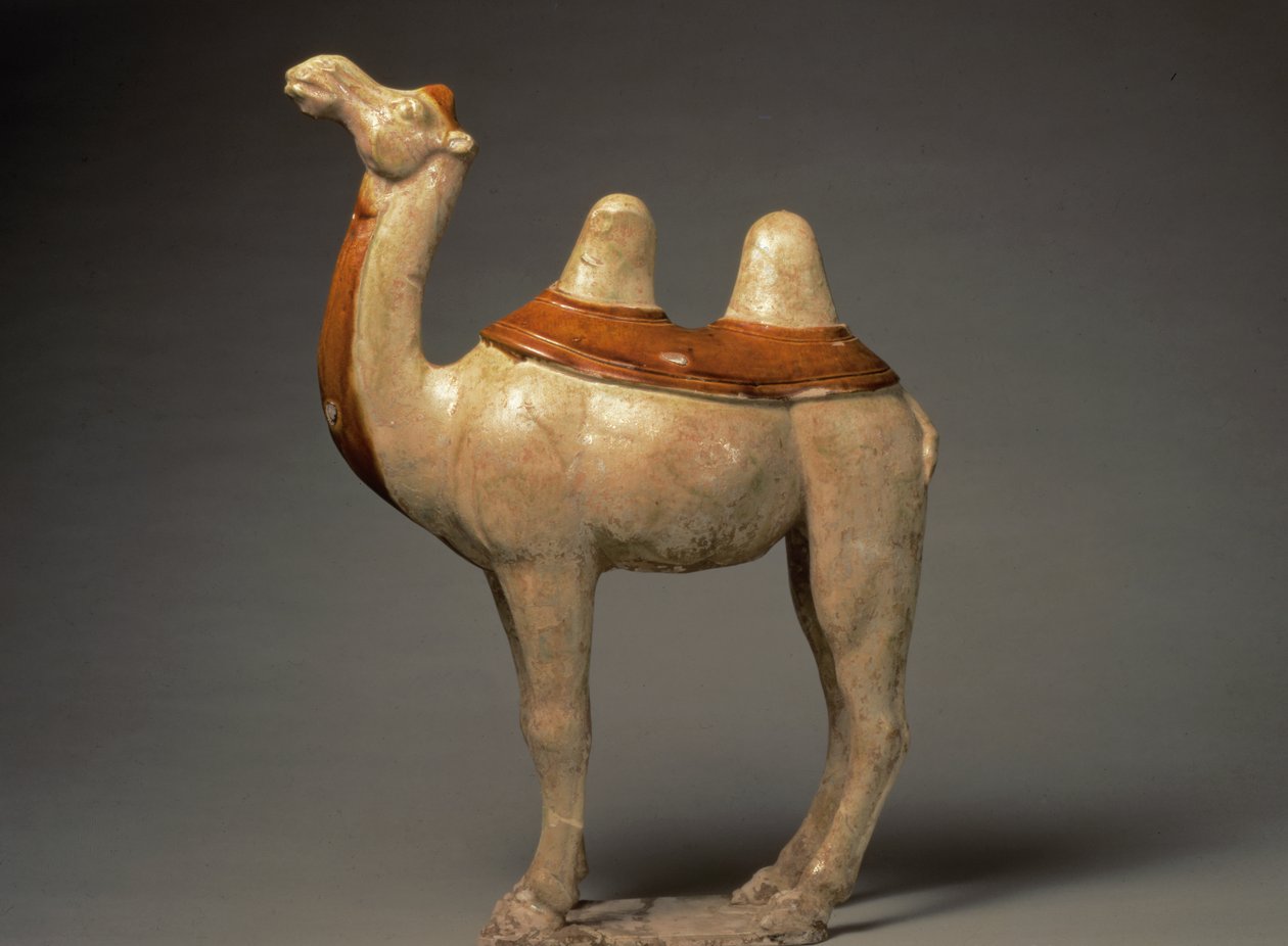 Pottery Model of a Standing Camel, Chinese, Tang Dynasty