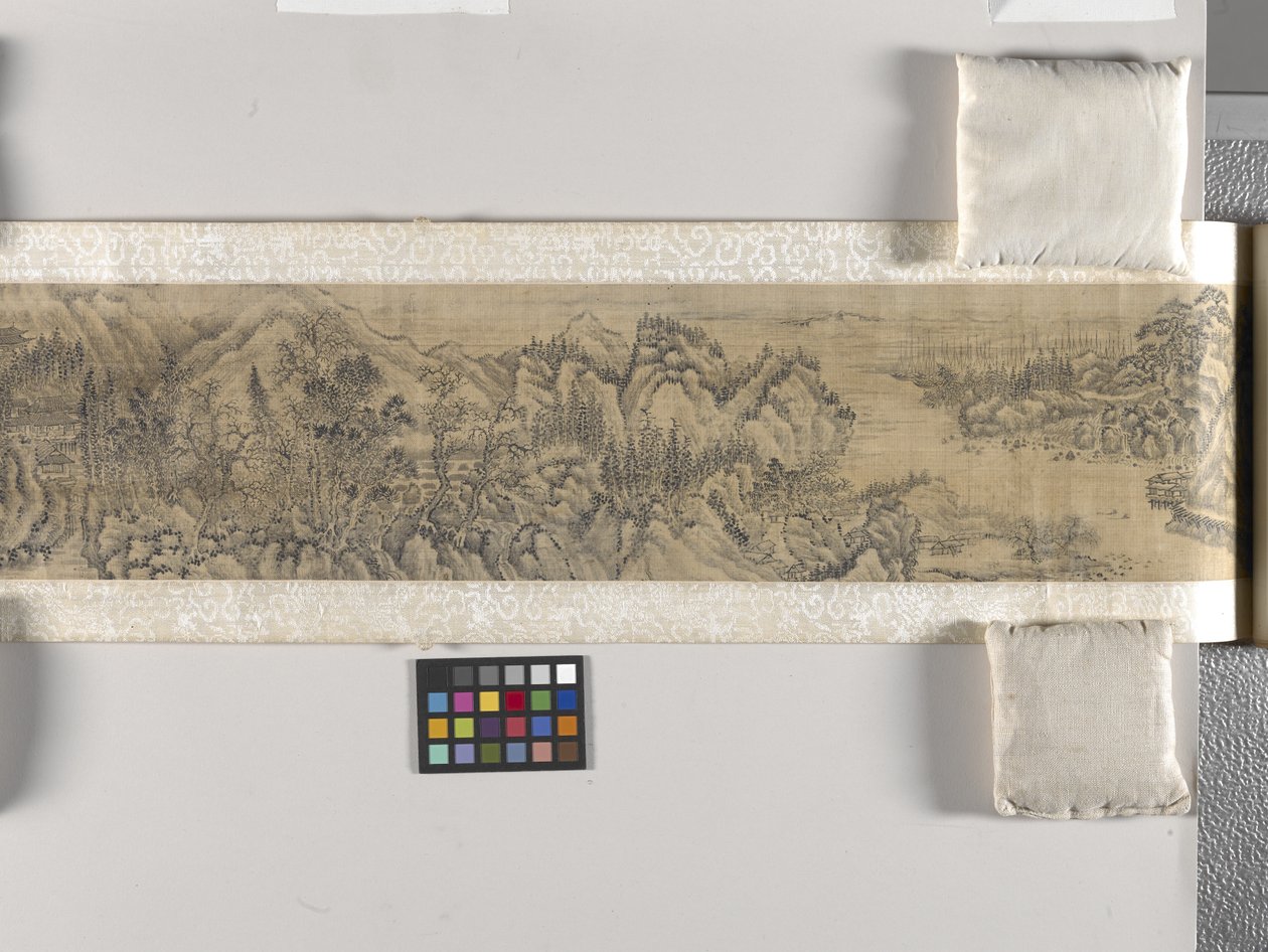 Viewing the Scenic Landscape by Yin Tang: Fine art print