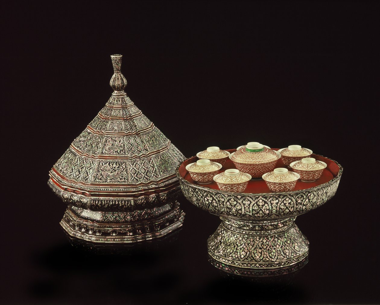 Containers by Thai School: Highest-quality art reproduction