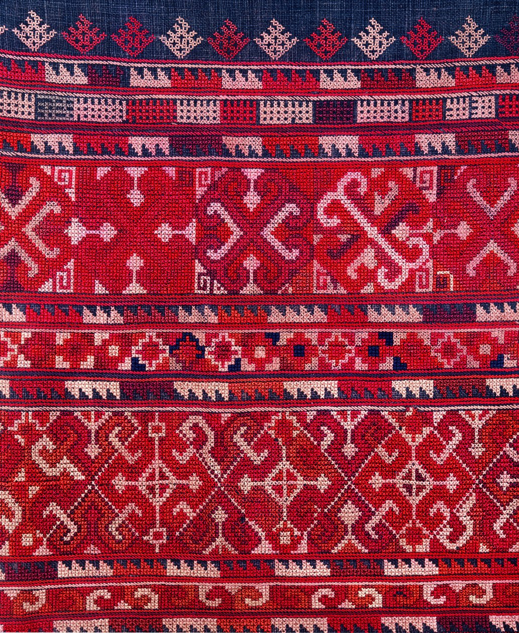 Yao tribe fabric, northern Thailand by Thai School