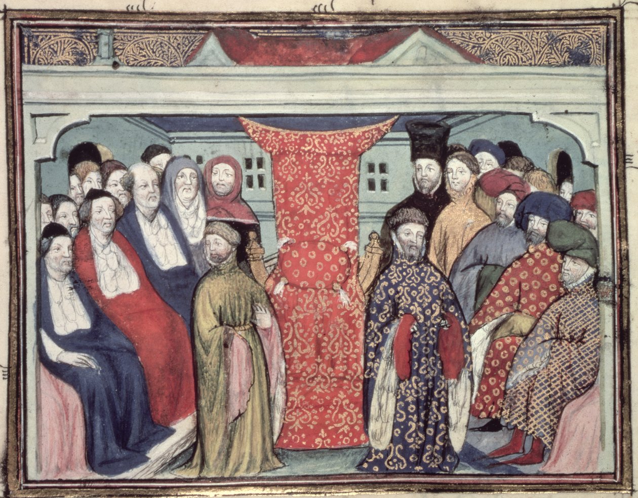The Parliament at Westminster Deposes Richard II and Proclaims the Duke ...
