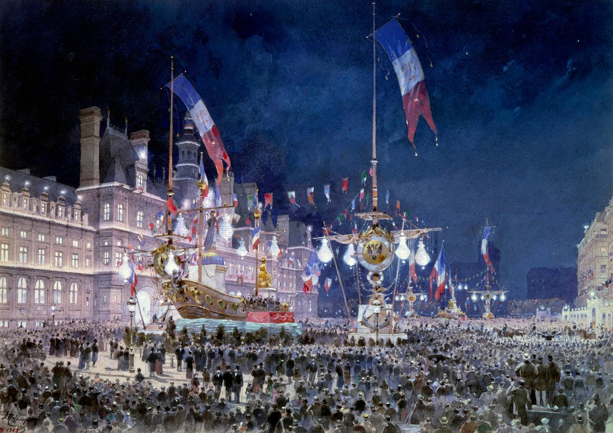 Reception at the Paris City Hall of the Russian Wing