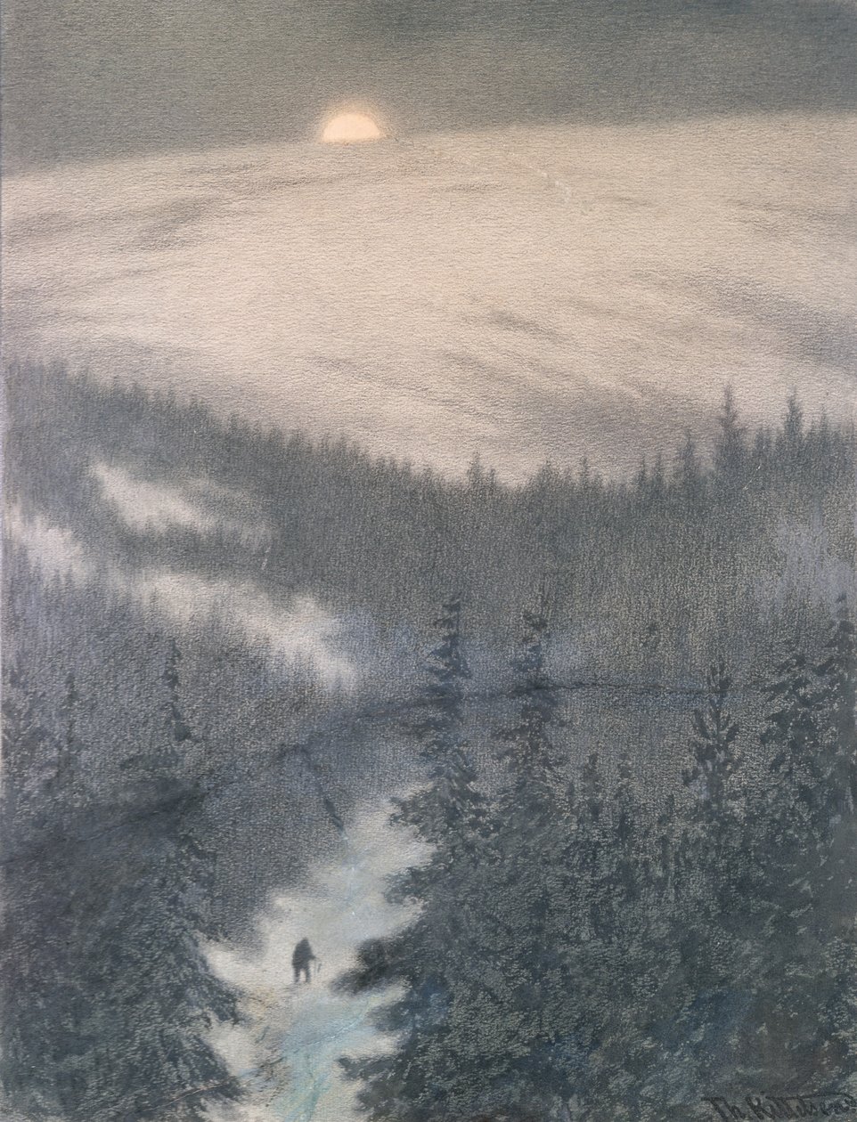 Smallholder by Theodor Kittelsen: Premium art reproduction