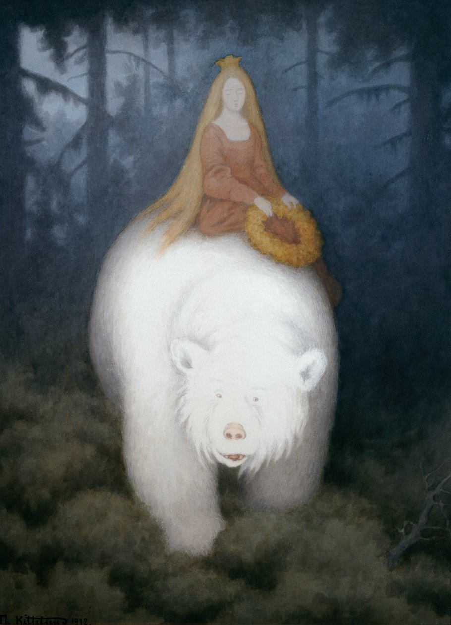 White Bear King Valemon by Theodor Kittelsen