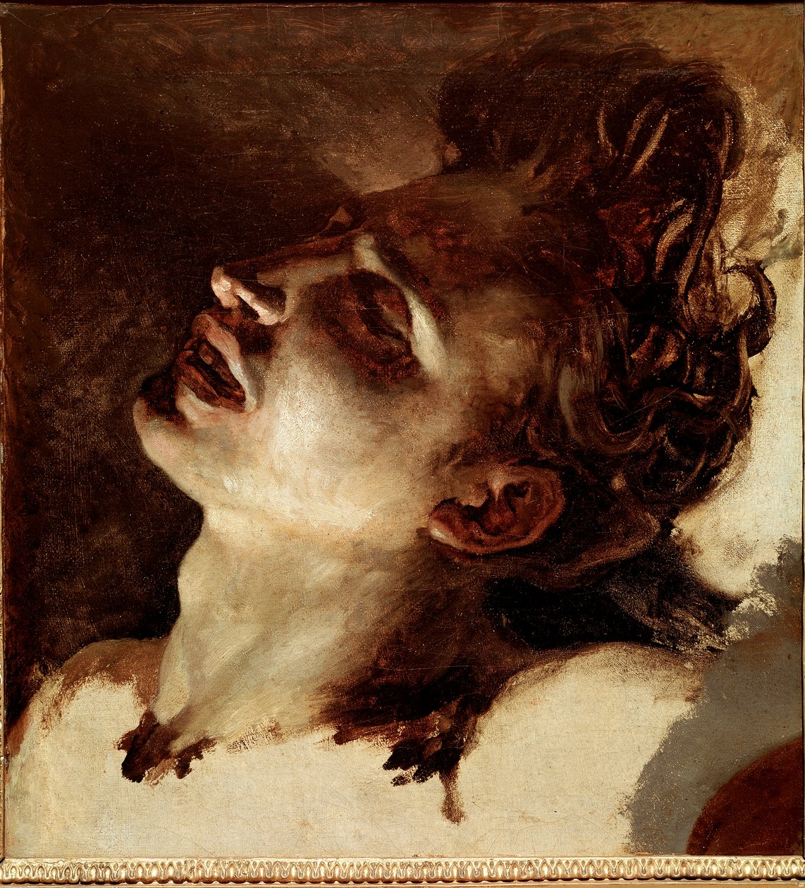 Head of a Dead Young Man by Theodore Gericault