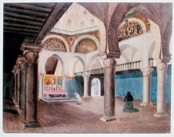 Interior of a Mosque Converted into a Bishop's Palace, Algiers