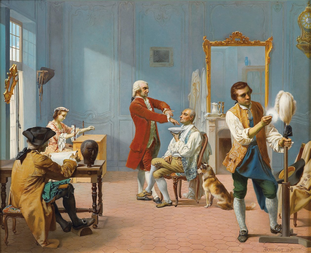 In the Morning by Theodore Pierre Nicolas Maillot