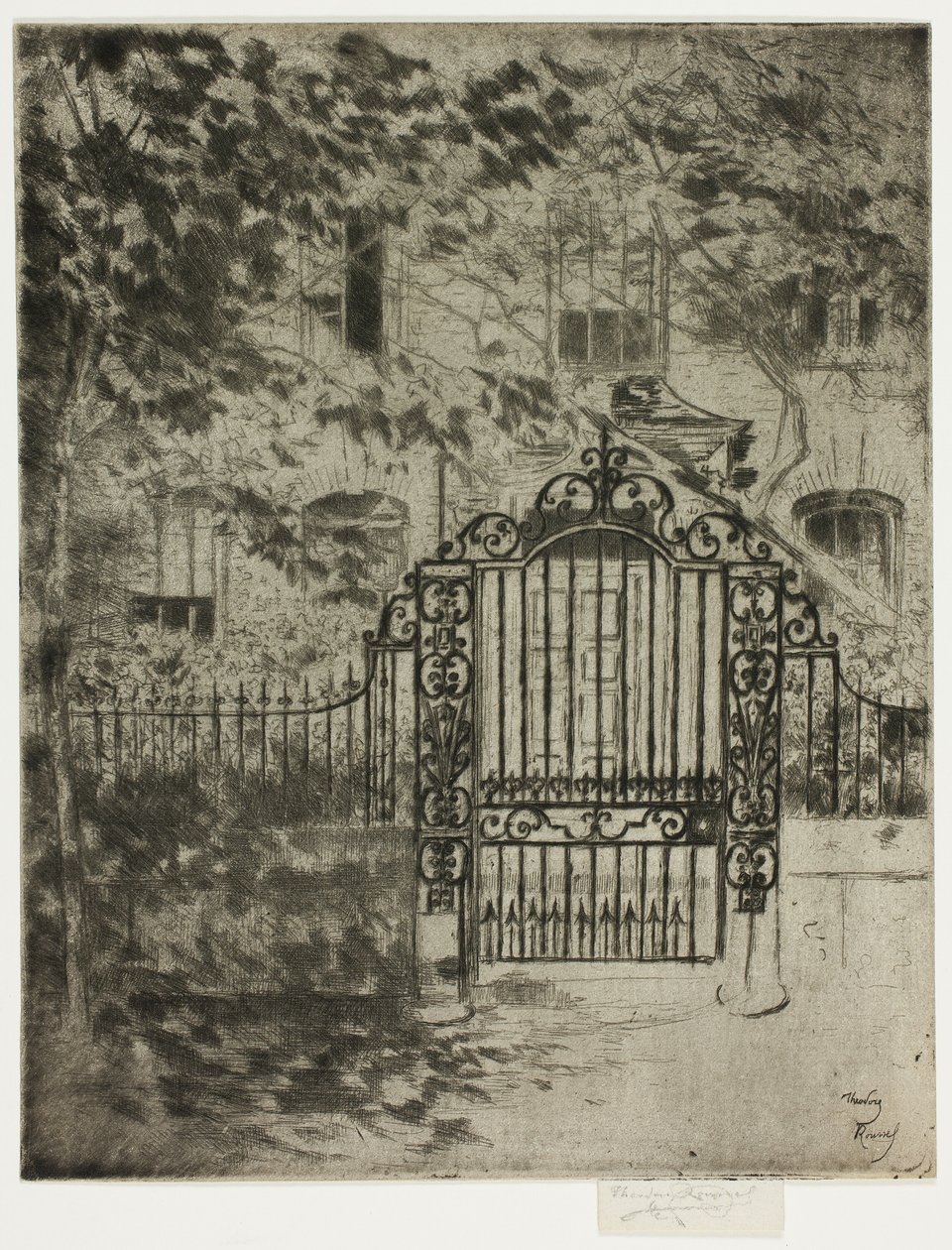 The Gate, Chelsea by Theodore Roussel: Buy fine art print