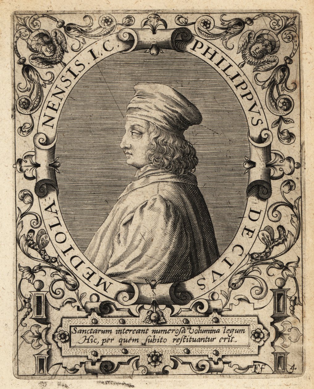 Filippo Decio by Theodore de Bry: Buy fine art print