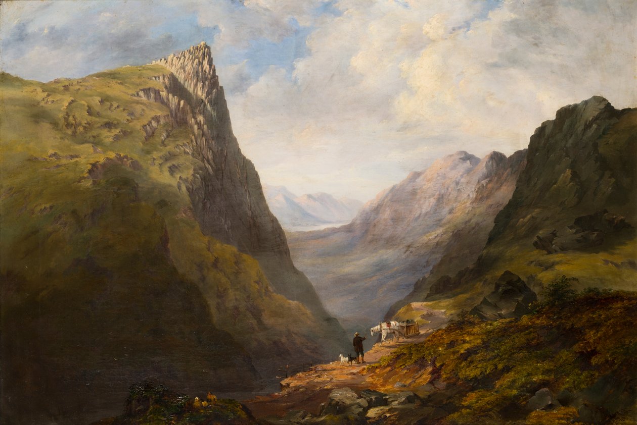 Honister Crag by Theophil Lindsey Aspland: Fine art print