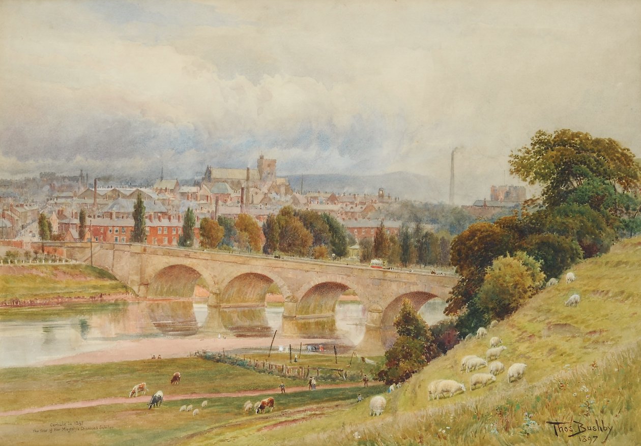 Carlisle from Rickerby Park in the Year of Her Majesty's Diamond Jubilee