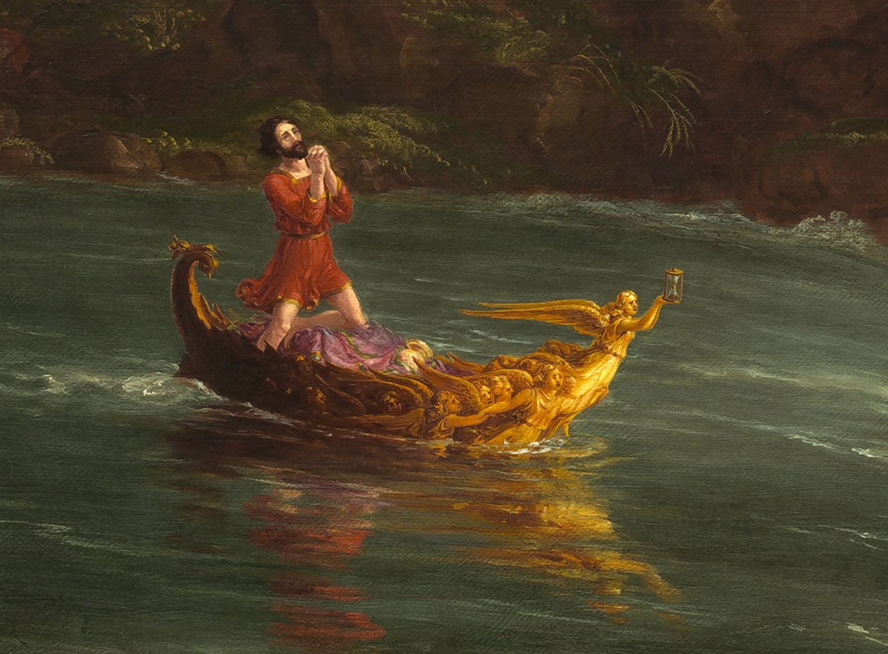 The Voyage of Life: Manhood (detail) by Thomas Cole