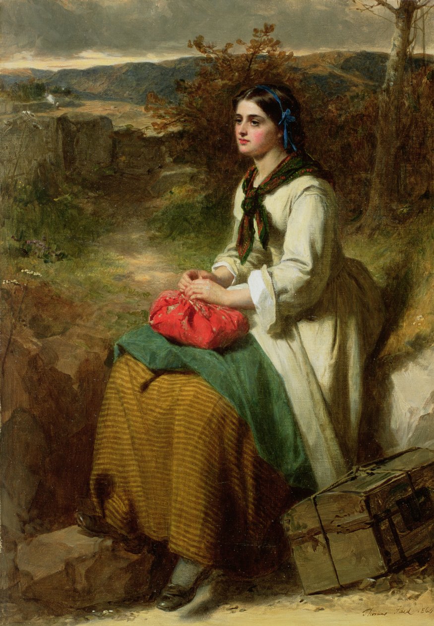 Lucy's Flittin, 1864 by Thomas Faed: Buy fine art print