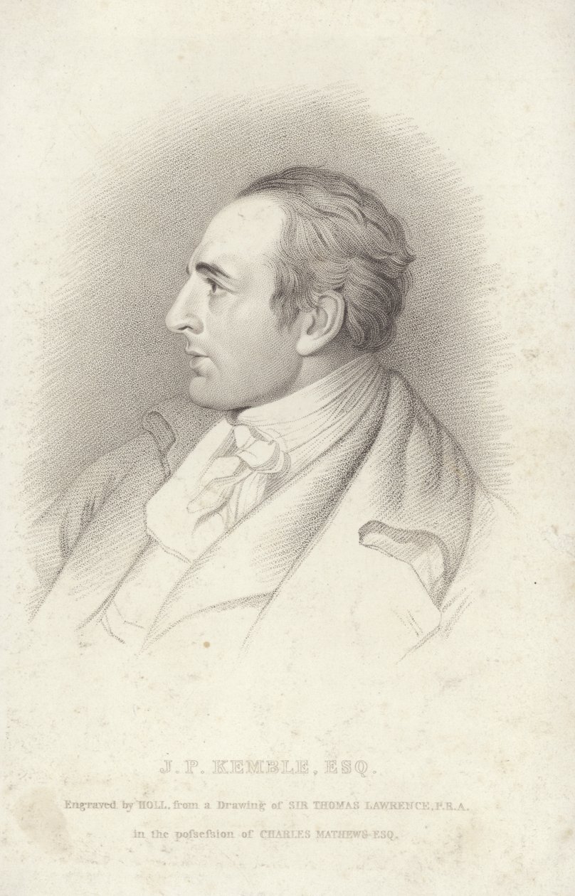 John Philip Kemble by Thomas Lawrence: Buy fine art print