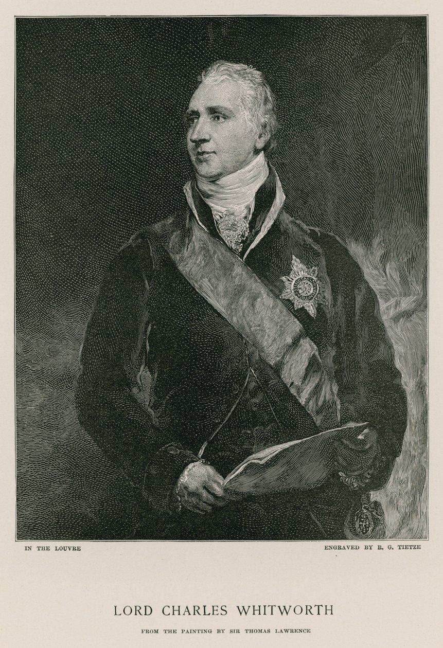 Lord Charles Whitworth by Thomas Lawrence: Fine art print