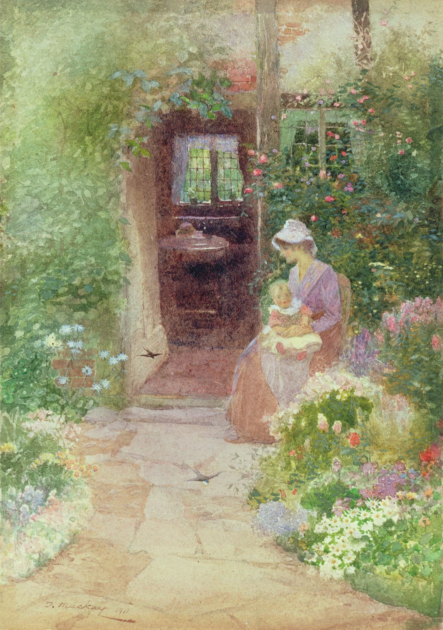 Enjoying the Sun by Thomas Mackay: Buy fine art print