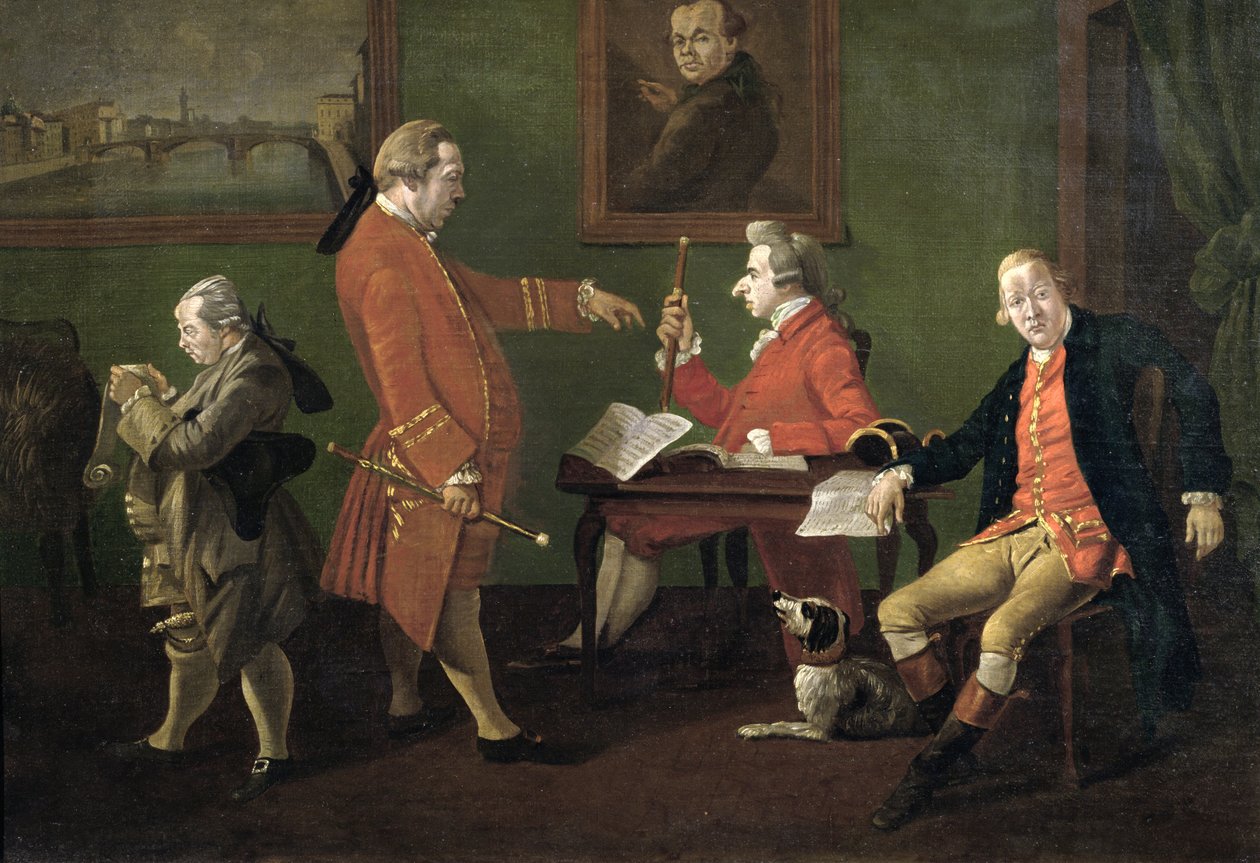 Lord William Cavendish, William FitzHerbert and Mr Short, c.1780