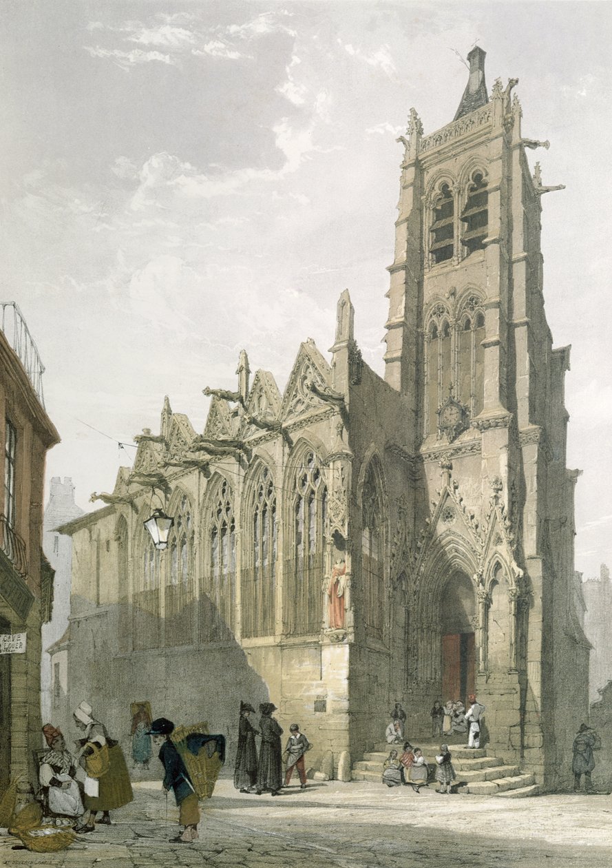 Exterior of the Church of St. Severin, Paris