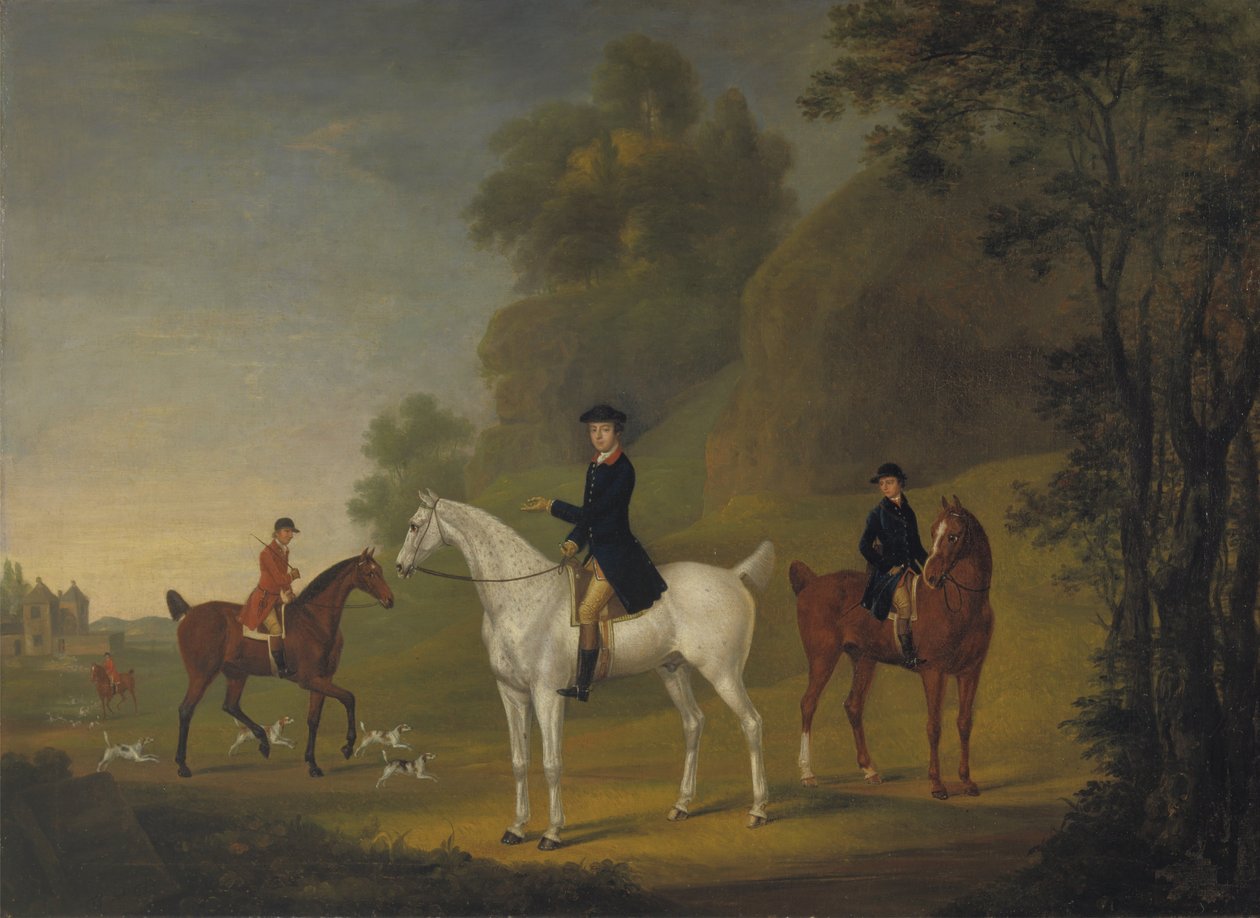 Lord Bulkeley and His Harriers, His Huntsman John Wells and Whipper-In ...