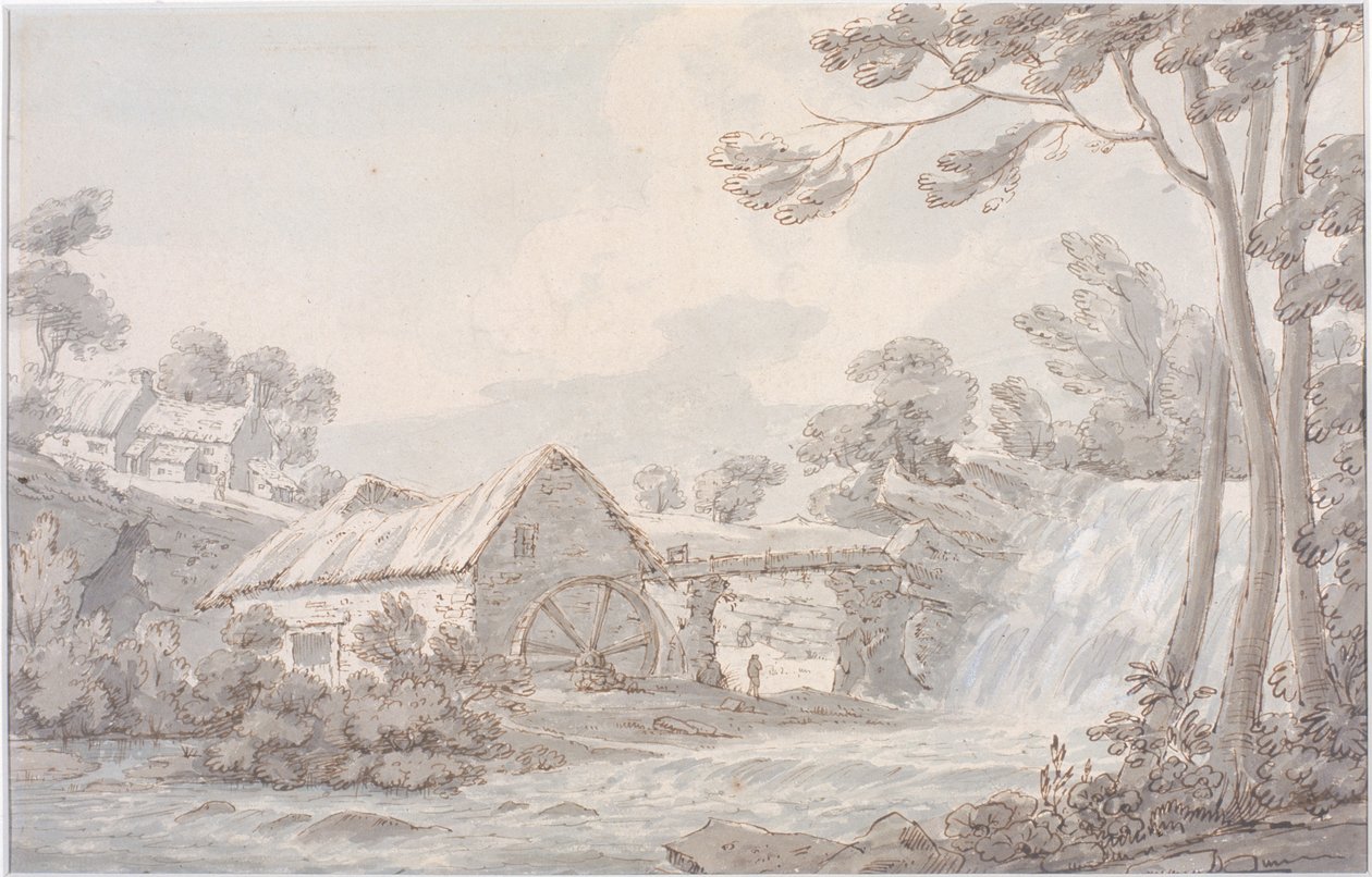 Beatham Mill by Thomas Sunderland: Buy fine art print