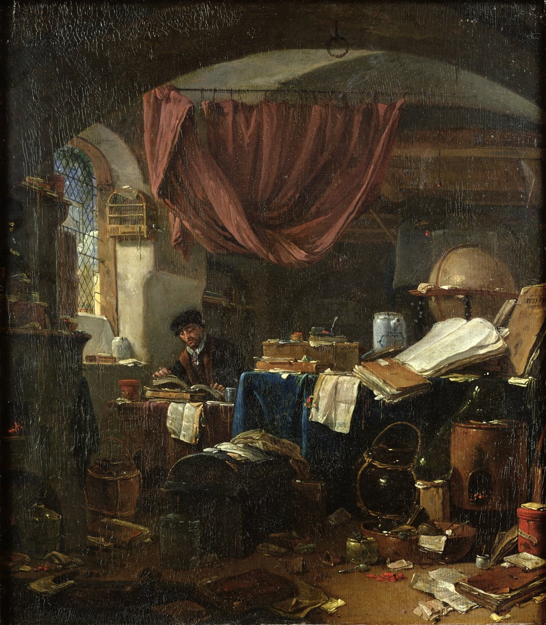 The Alchemist's Laboratory by Thomas Wyck: Fine art print